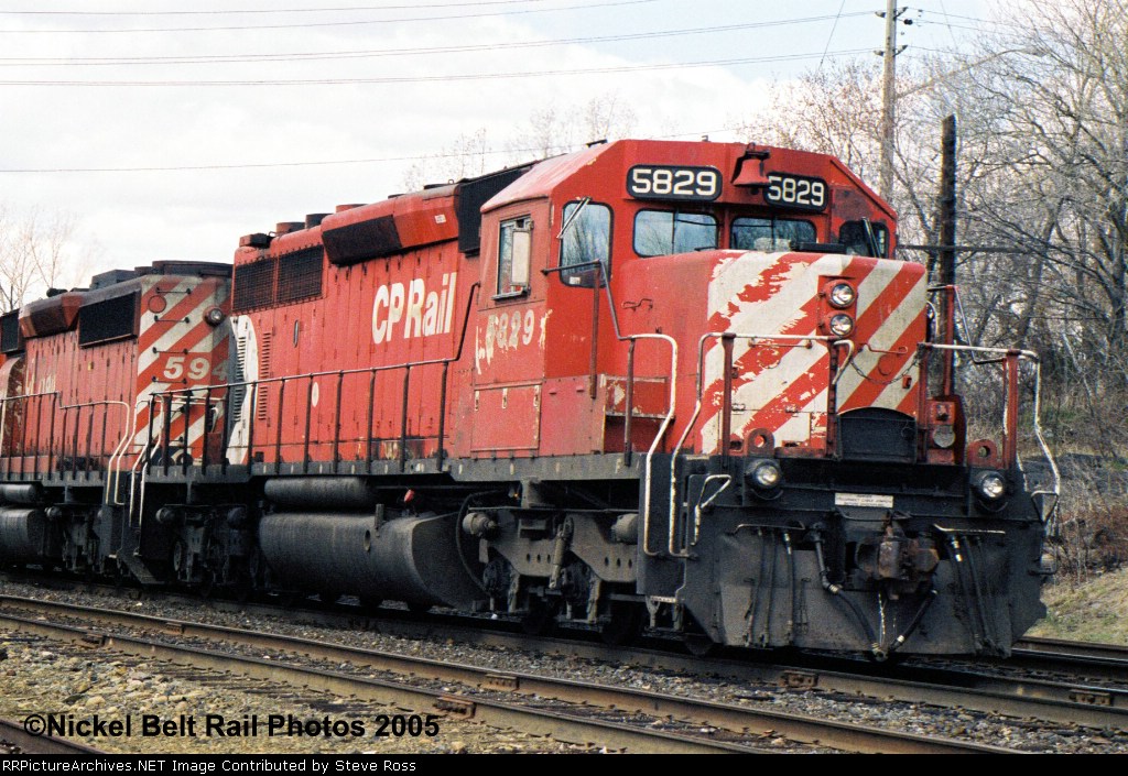 CPR 5829 Eastbound Depature